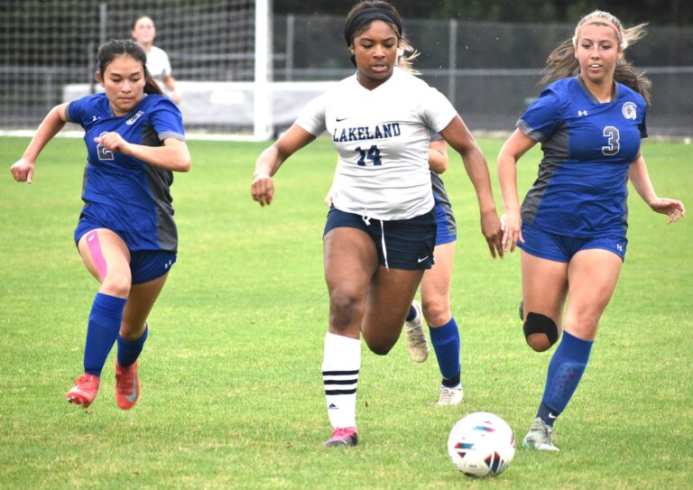Lady Trojans roll over Lakeland in opening round of regional soccer ...